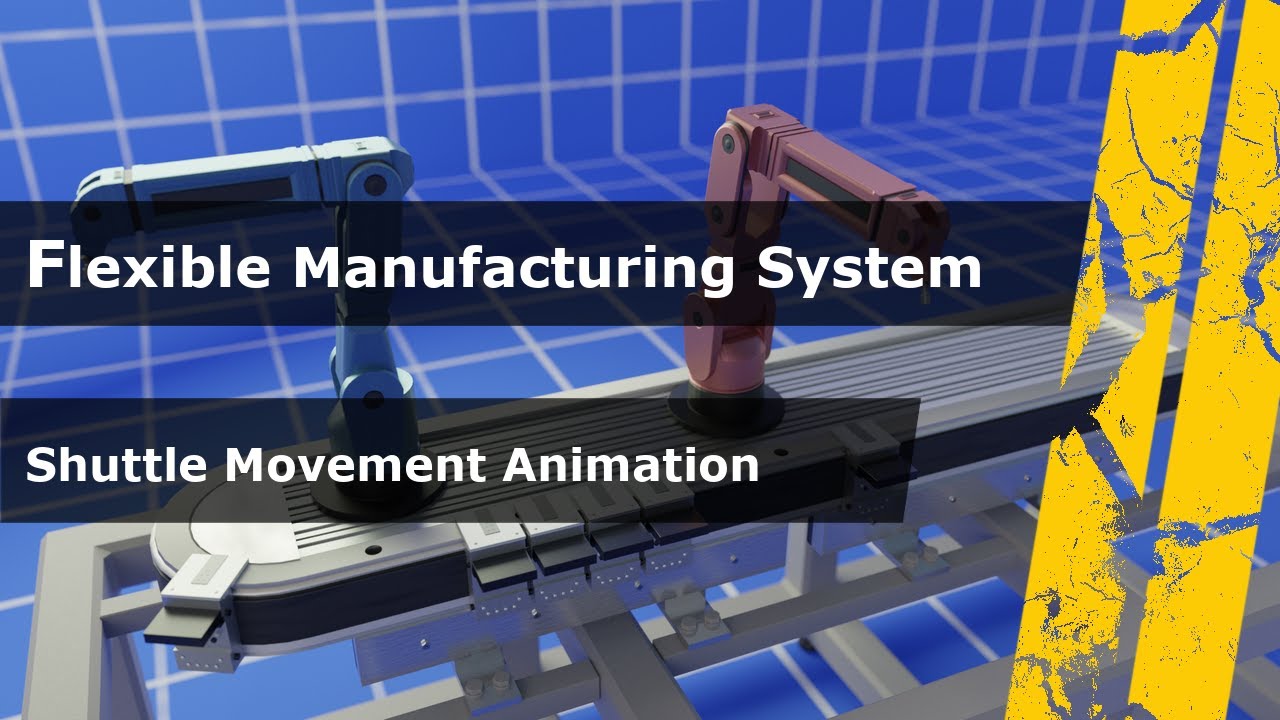 Flexible Manufacturing System (FMS) Animation • Shuttle movement - YouTube