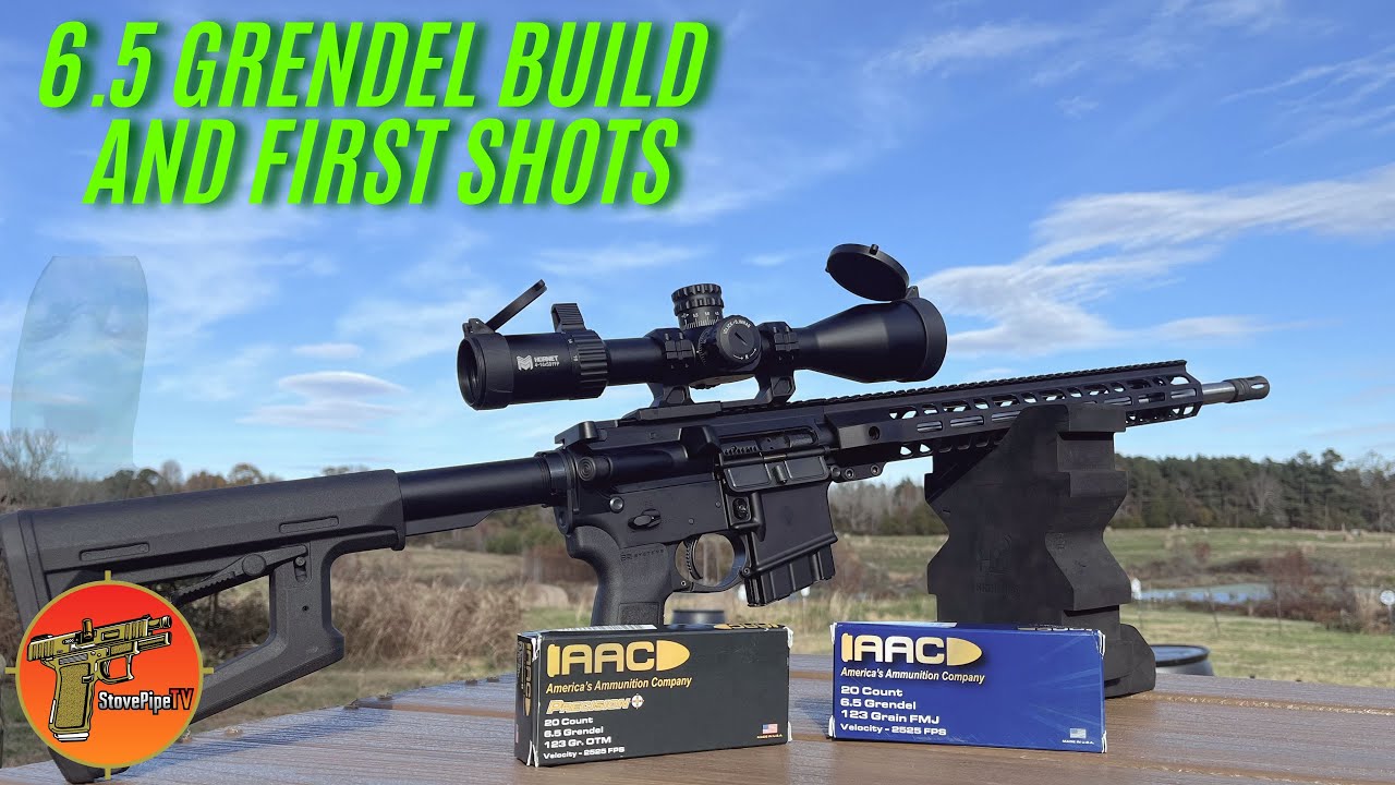 FIRST SHOTS WITH NEW 6.5 GRENDEL BUILD - YouTube