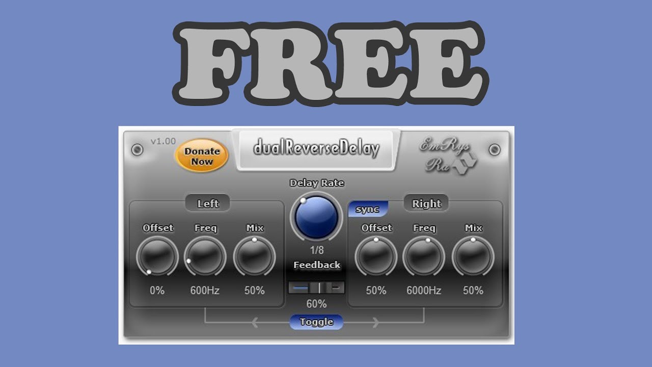 FREE DualReverseDelay by SaschArt - YouTube