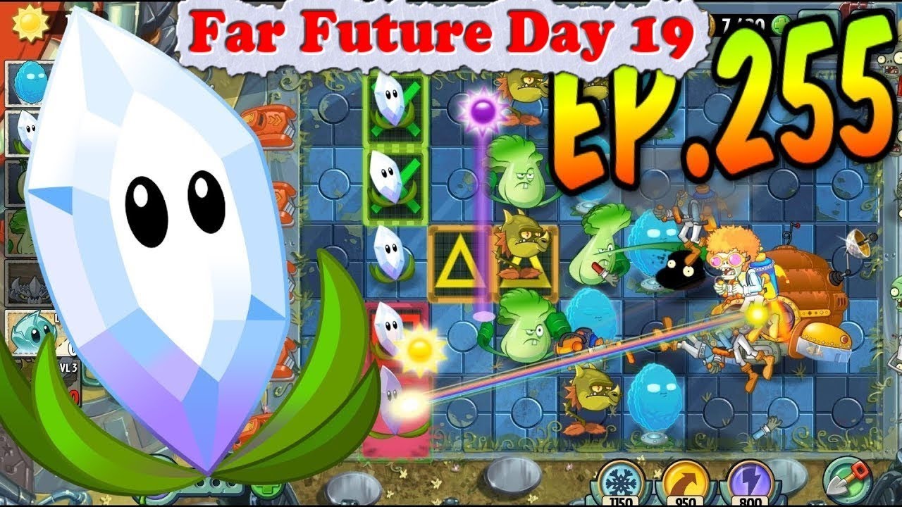 Plants vs. Zombies 2 - Survive while Sun Bombs fall - Far Future Day 19 ...