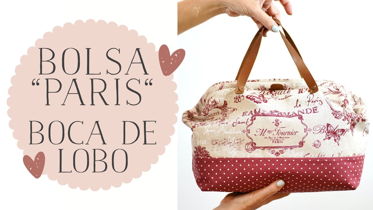 Bolsa "París" - Boca de Lobo o Boquilla Tubular - Fácil & Rápido - YouTube