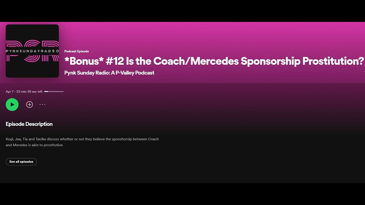 P-Valley - Is the Coach/Mercedes Sponsorship Prostitution? - PSR Bonus ...