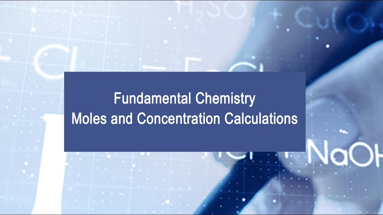 Moles and Concentration Calculation (Full Free Course) - YouTube