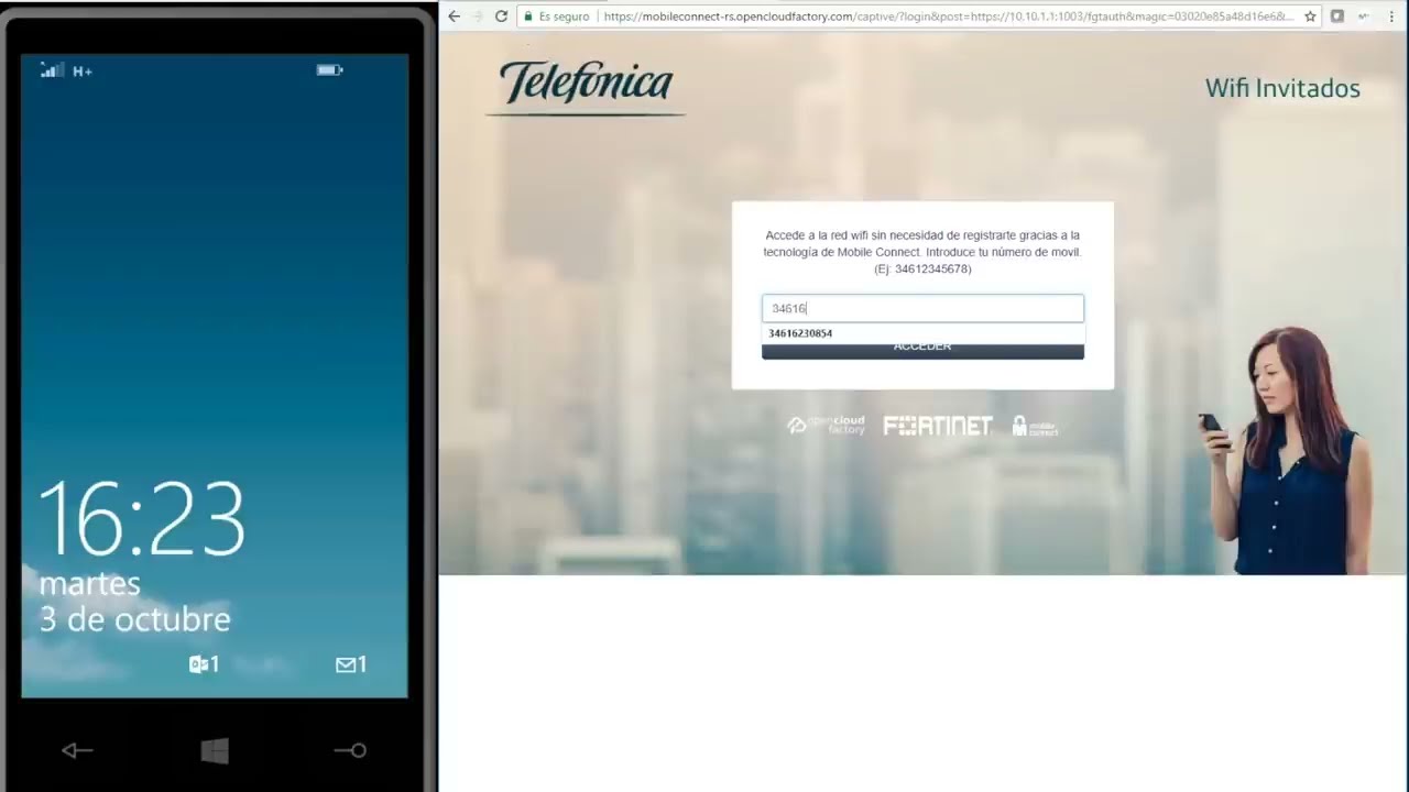 Mobile Connect: WiFi con portal cautivo sin contraseñas - YouTube