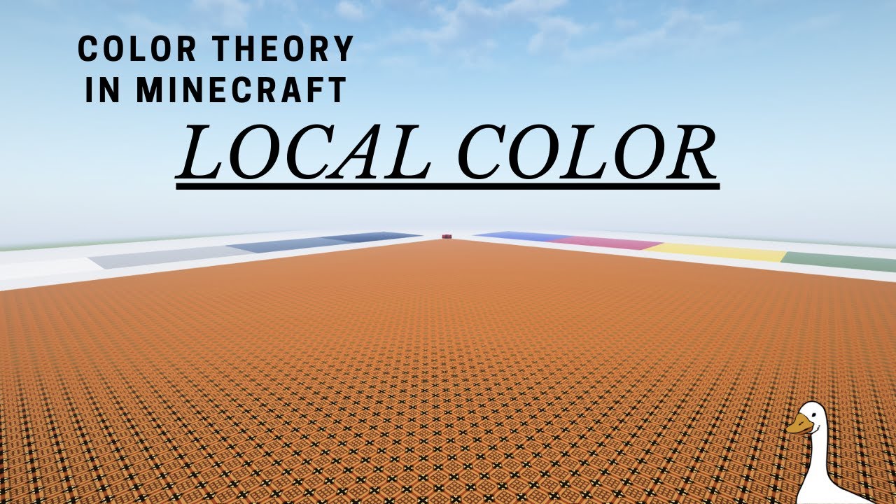 Color Theory In Minecraft: LOCAL COLOR - YouTube