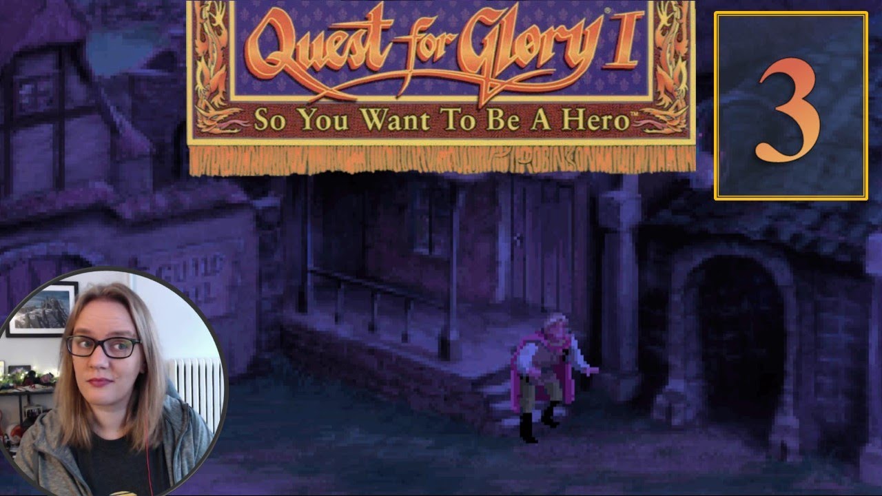 Let's Play Quest for Glory 1 [P3] - Nighttime Sneaking - YouTube