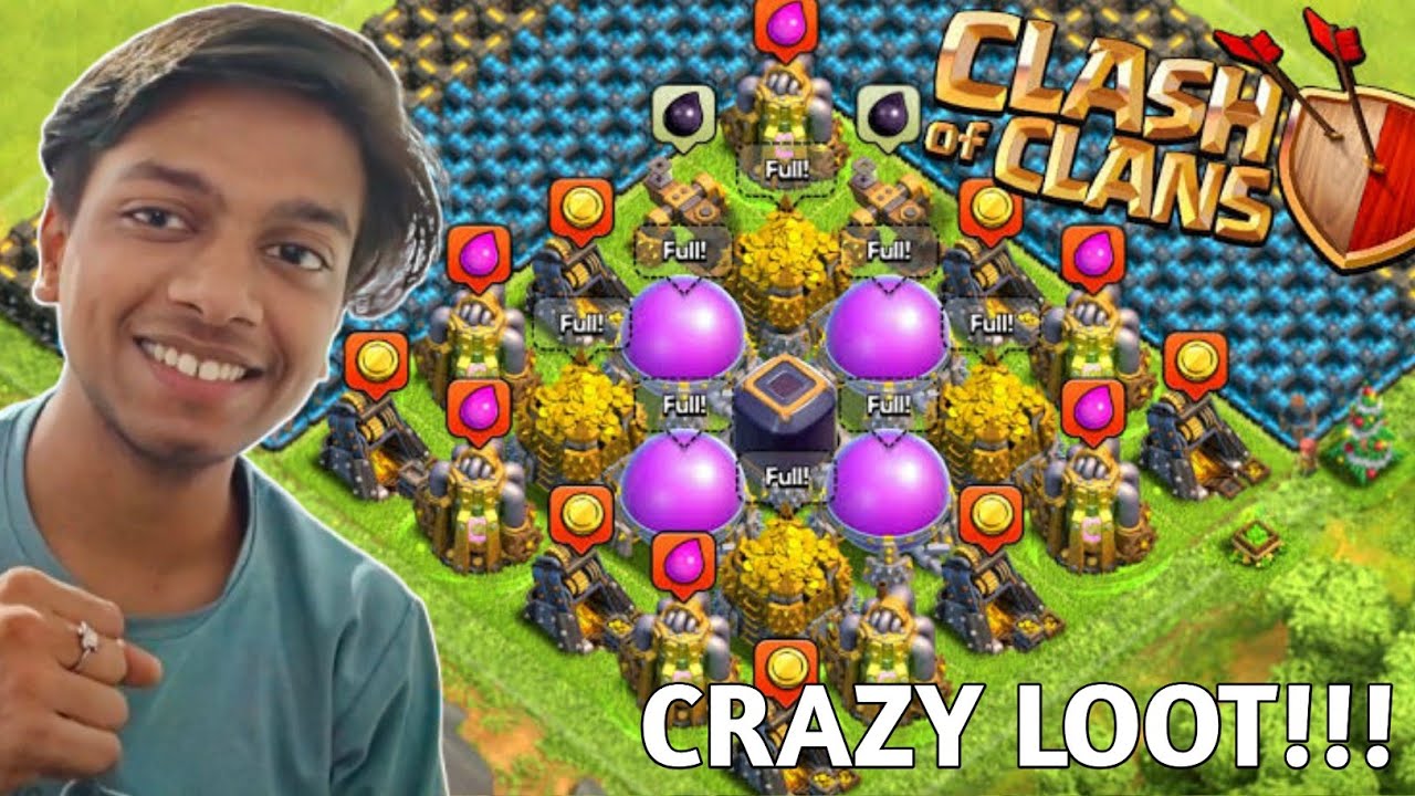 Crazy Loot in clash of clans - YouTube