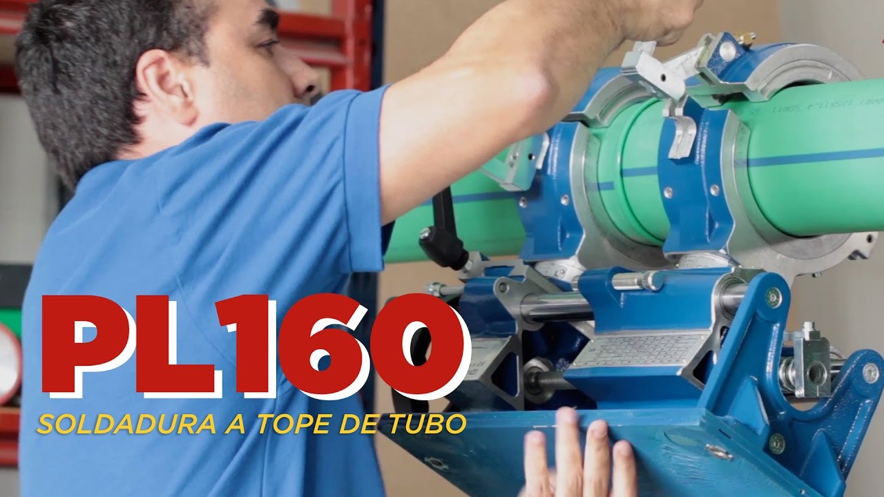 Probamos la PL 160 para soldadura de tubería por termofusión - YouTube