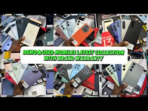 DEMO & USED MOBILE LATEST COLLECTION WITH BRAND WARRANTY🔥ALL OVER INDIA ...