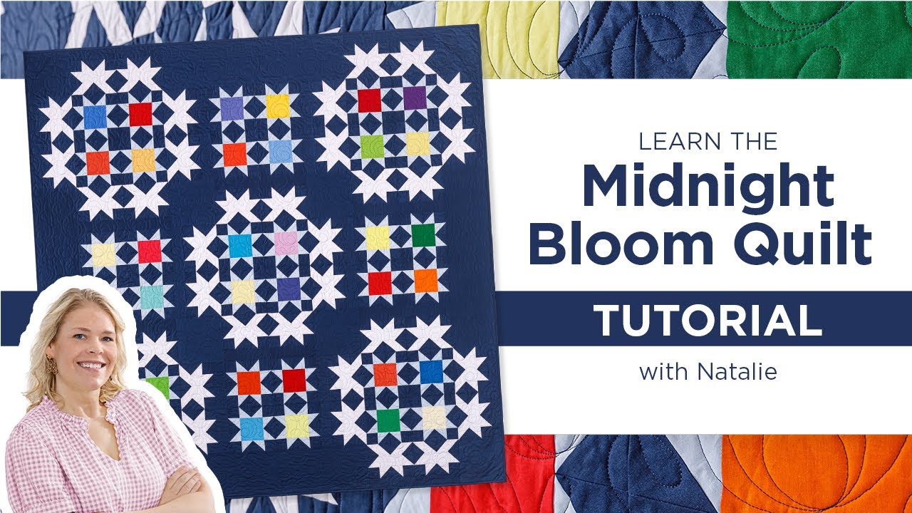 How To Make Sawtooth Star Blocks Using 10" Squares | Midnight Bloom ...