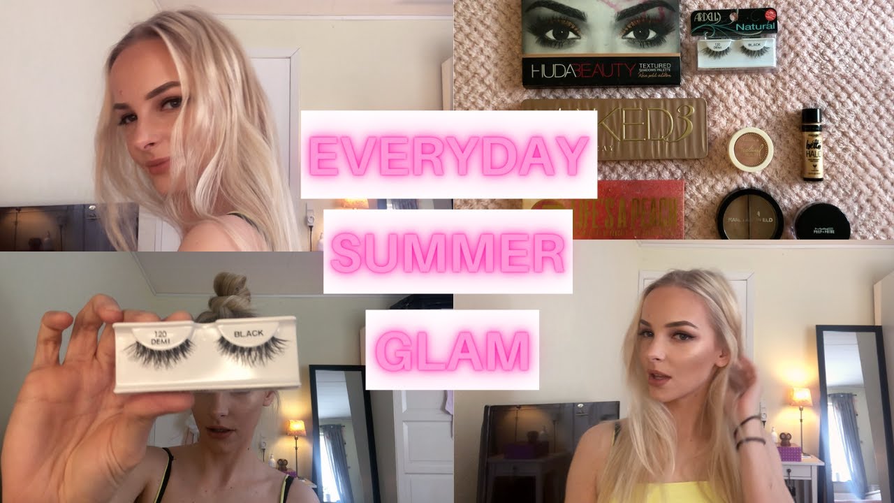 EVERYDAY SUMMER GLAM LOOK - YouTube