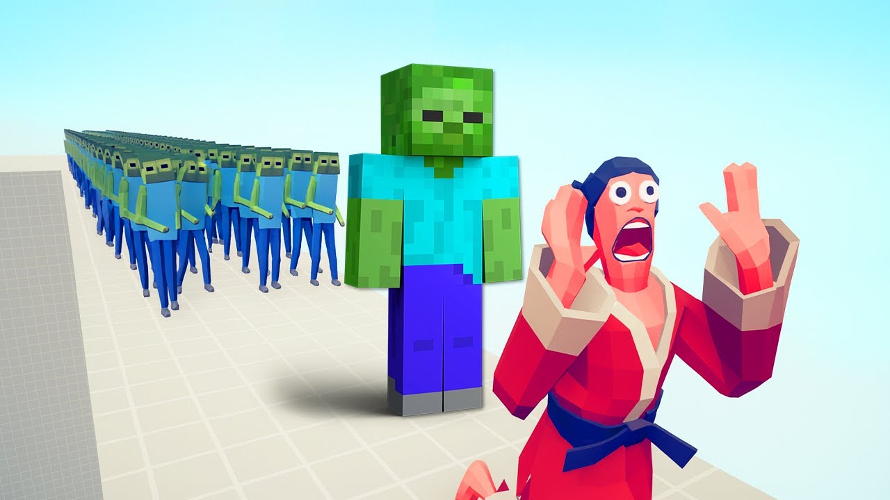 ALL SECRET UNITS vs 100x MINECRAFT ZOMBIE 1 | TABS - Totally Accurate ...