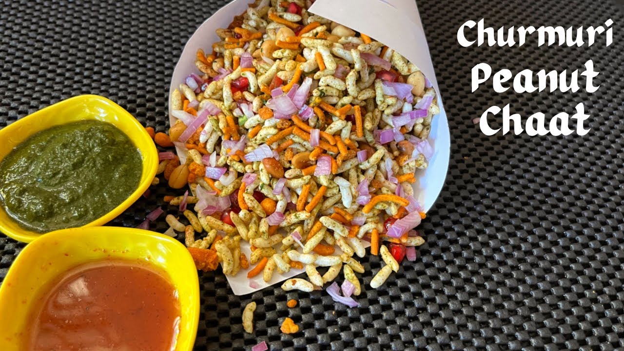 Healthy Peanut Chaat || Peanut Chaat || Murmura Peanut Chaat ...