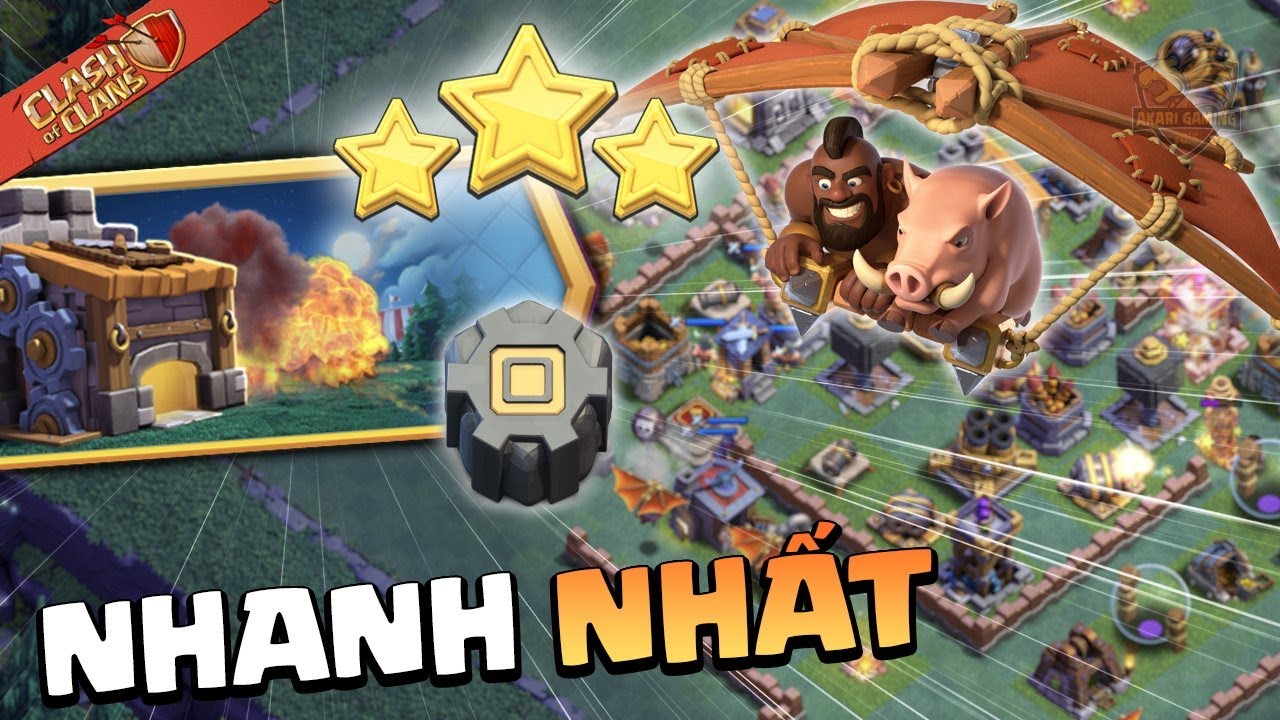 GIẢM XÂY DỰNG - NHẬN ĐÁ FREE VỚI HEO BAY CỰC GẮT Clash of clans | Akari ...