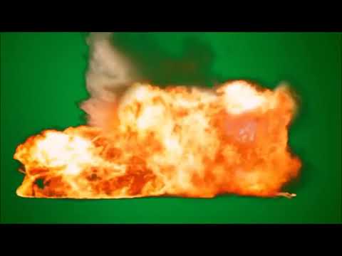 Fire blasting bomb blast vfx green screen for video editing - YouTube