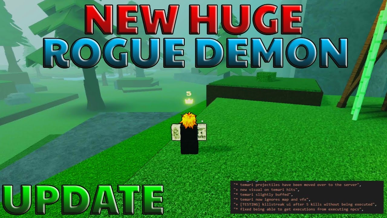 NEW ROGUE DEMON UPDATE (TEMARI BUFFED?) - YouTube