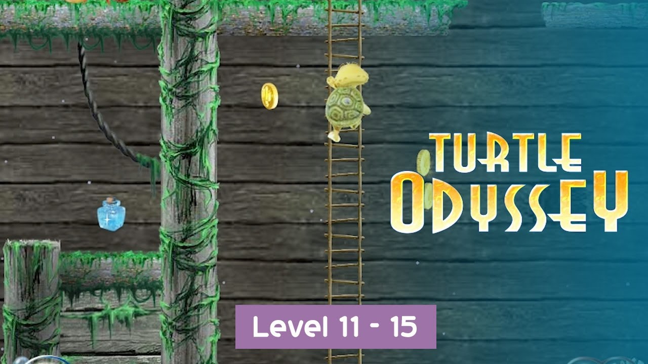 Levels 11 through 15 of Turtle Odyssey - Adventure Game for PC - YouTube