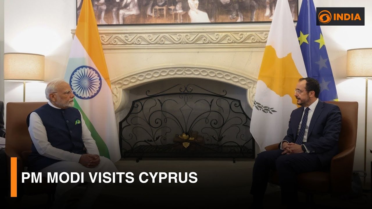 PM Modi visits Cyprus | DD India - YouTube