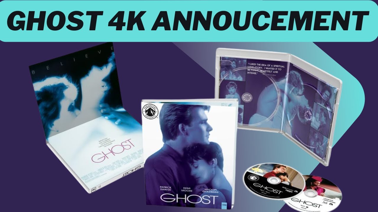 Ghost 4K Announcement - Steelbook Review By Walter The Film Hermit 2024 ...