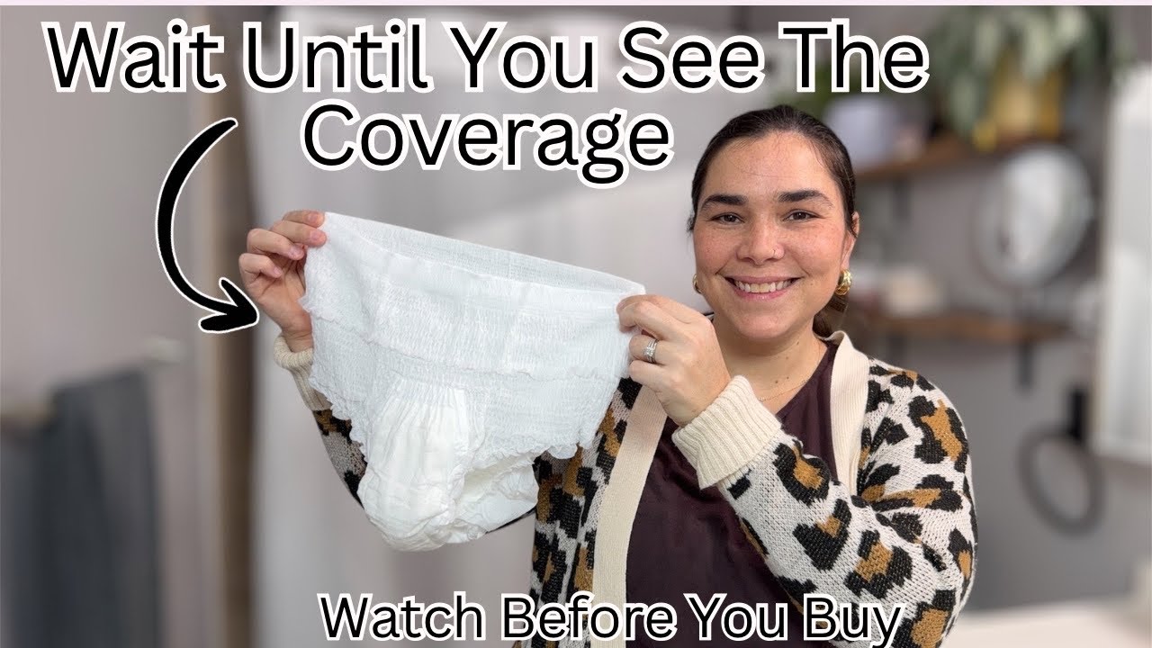 Leak Proof Period Underwear Try-On + Water Test! - YouTube