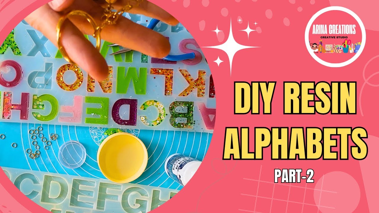 Part - 2 DIY Resin Alphabets: How to Create Stunning Letters! - YouTube