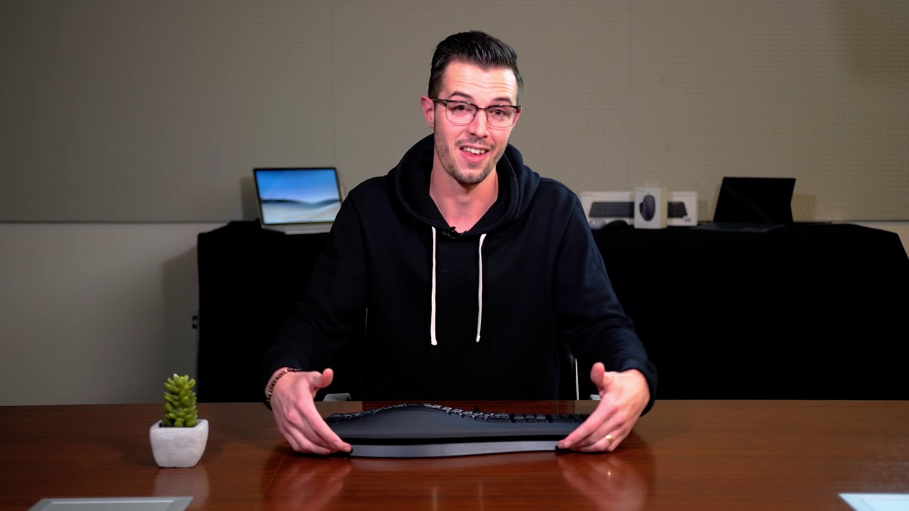 Microsoft Ergonomic Keyboard | Overview - YouTube