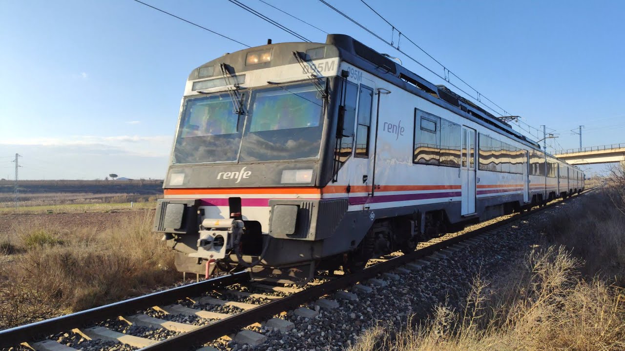 Renfe Serie 470 con el regional (R14) Lleida - Barcelona por Artesa de ...