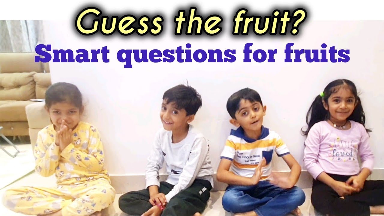 Guess the Fruit??!! Ask questions about Fruits to kids in a fun way 🍎 🍓 ...