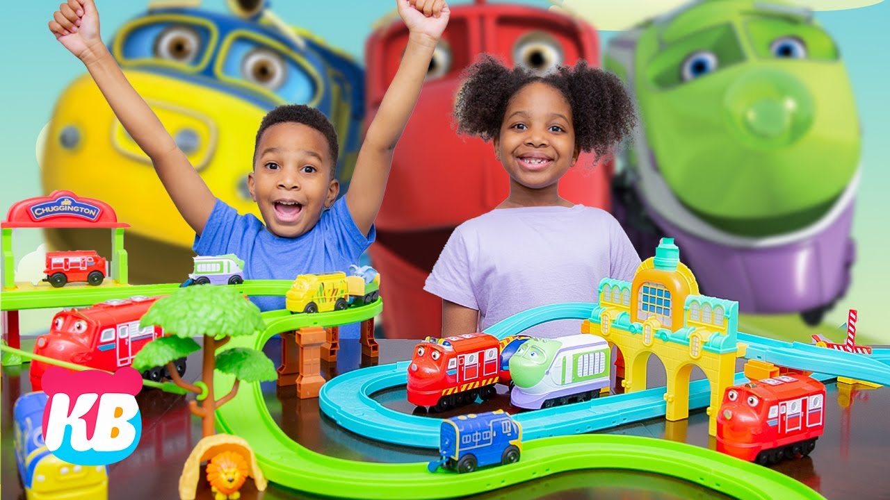 Kamdenboy & Kyraboo Learn TEAMWORK with CHUGGINGTON - YouTube