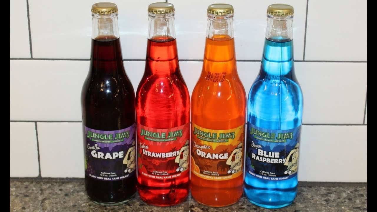 Jungle Jim’s International Market Soda: Grape, Strawberry, Orange ...