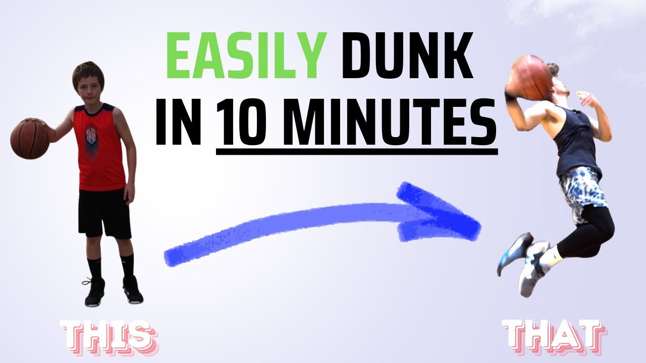HOW to DUNK in 10 MINUTES with JUMP TECHNIQUE 🤯 - YouTube