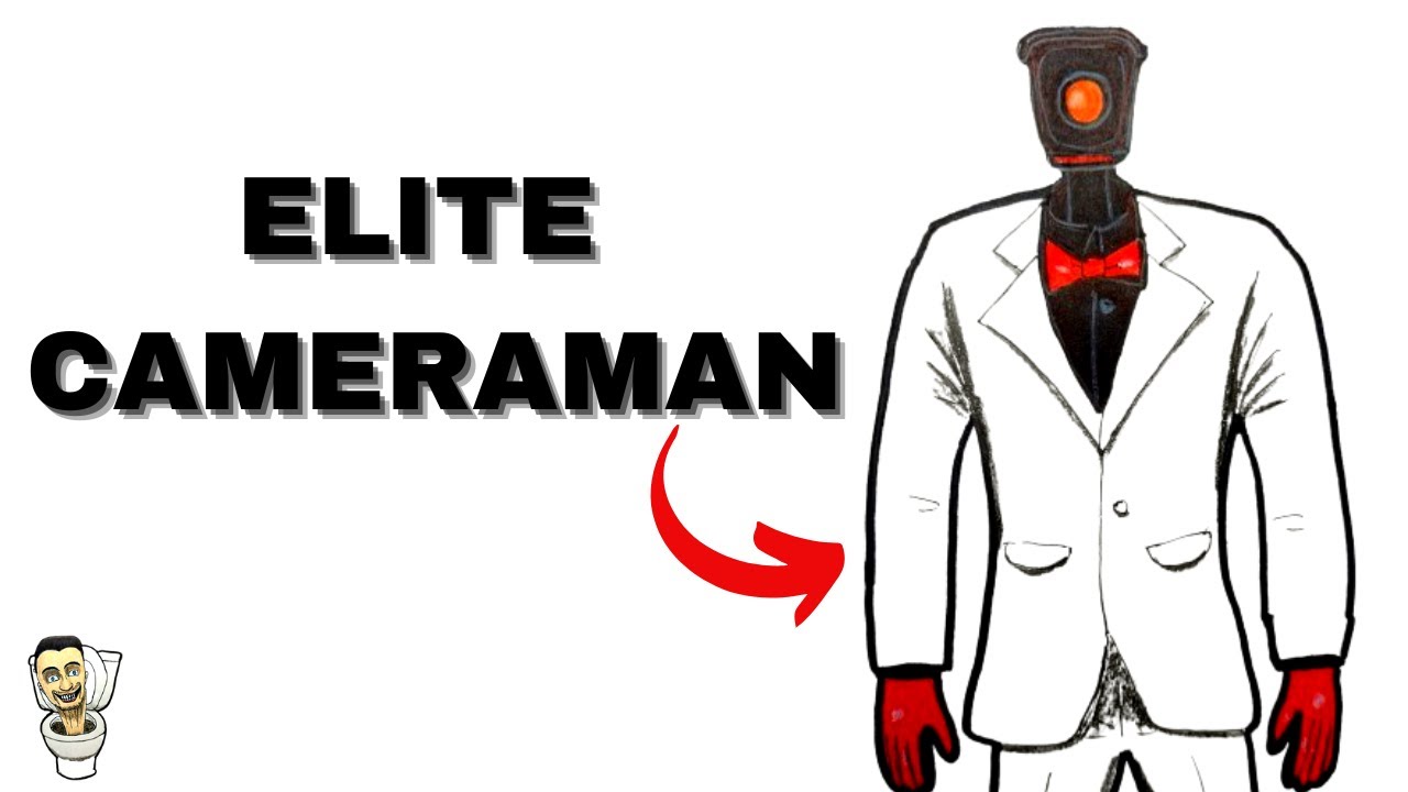 Cómo DIBUJAR al 🎥ELITE CAMERAMAN del MULTIVERSE SKIBIDI TOILET / How to ...