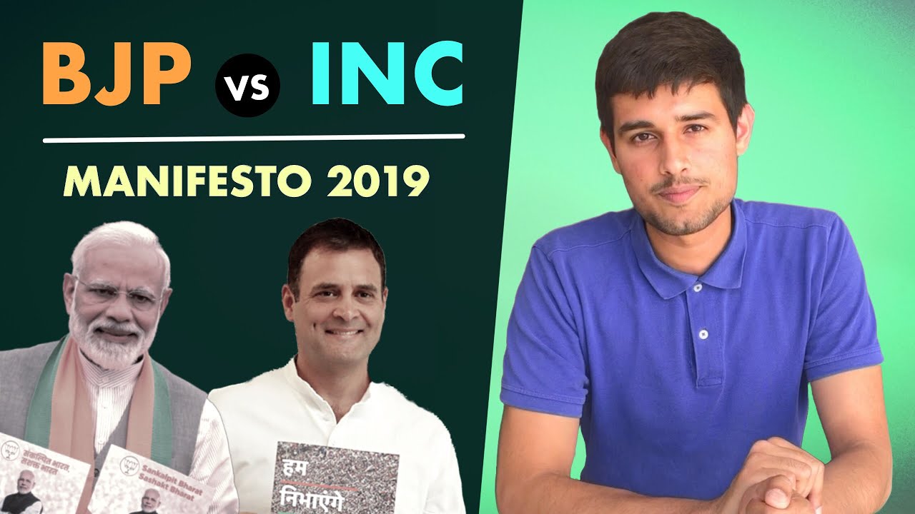 BJP vs Congress: Which Manifesto is Better? | Analysis by Dhruv Rathee ...