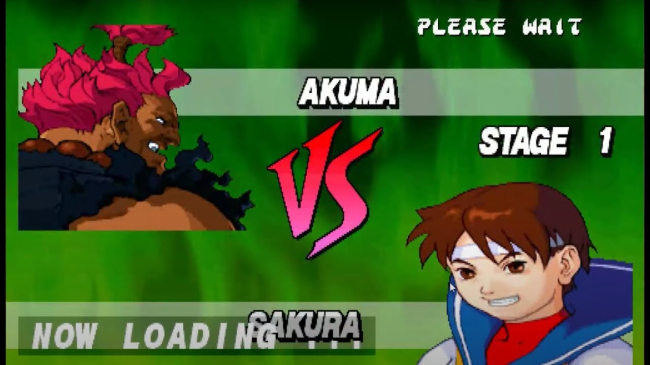 Street Fighter EX plus - Akuma (playthrough) Keyboard #ps1 # ...