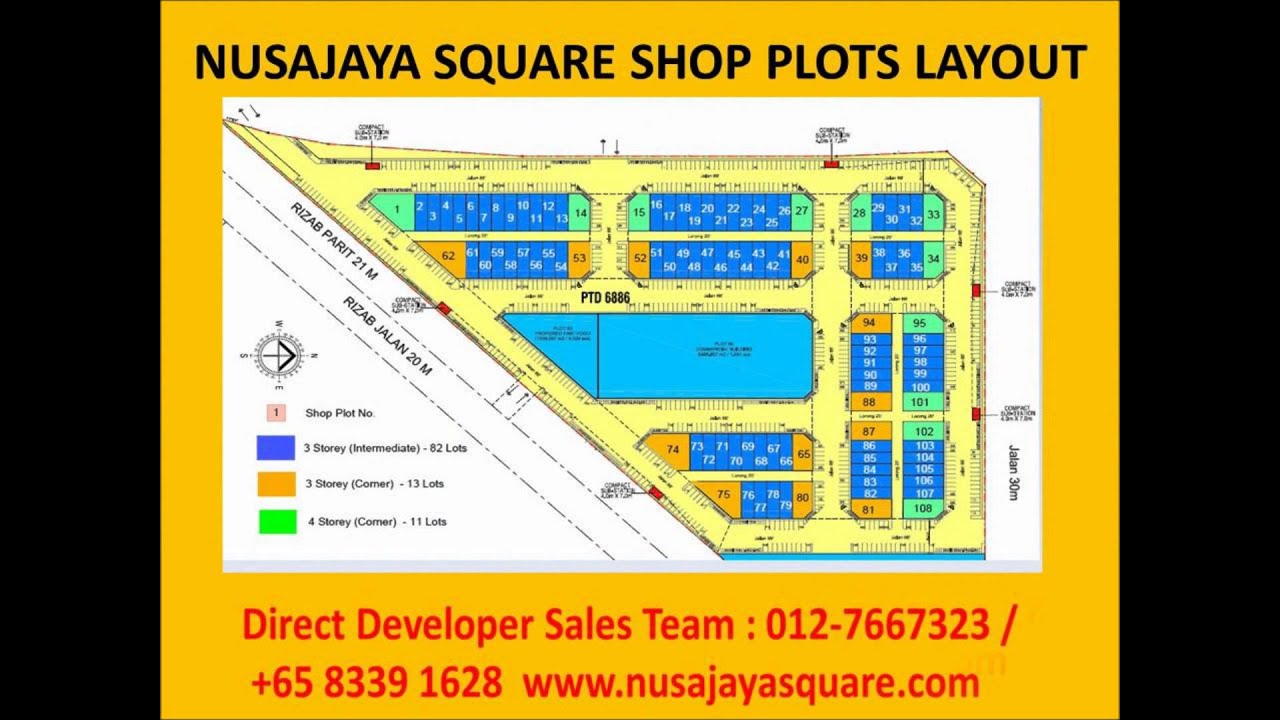 Nusajaya Square - New Launch 3/4 Storey Shop Lots FM S$4XXK Sales ...
