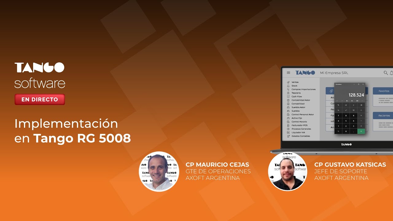 Tango Software - Implementación RG 5008 - YouTube