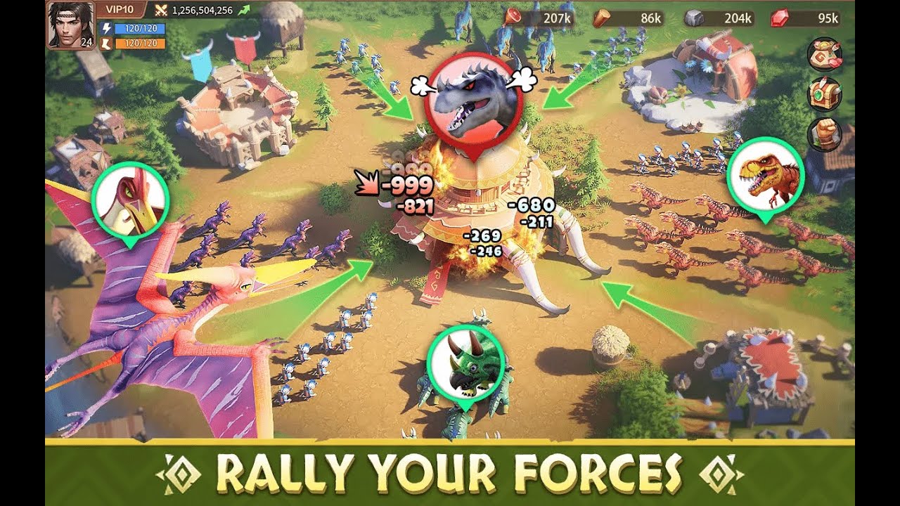 Primal Conquest: Dino Era #5 - Arena Battles - YouTube