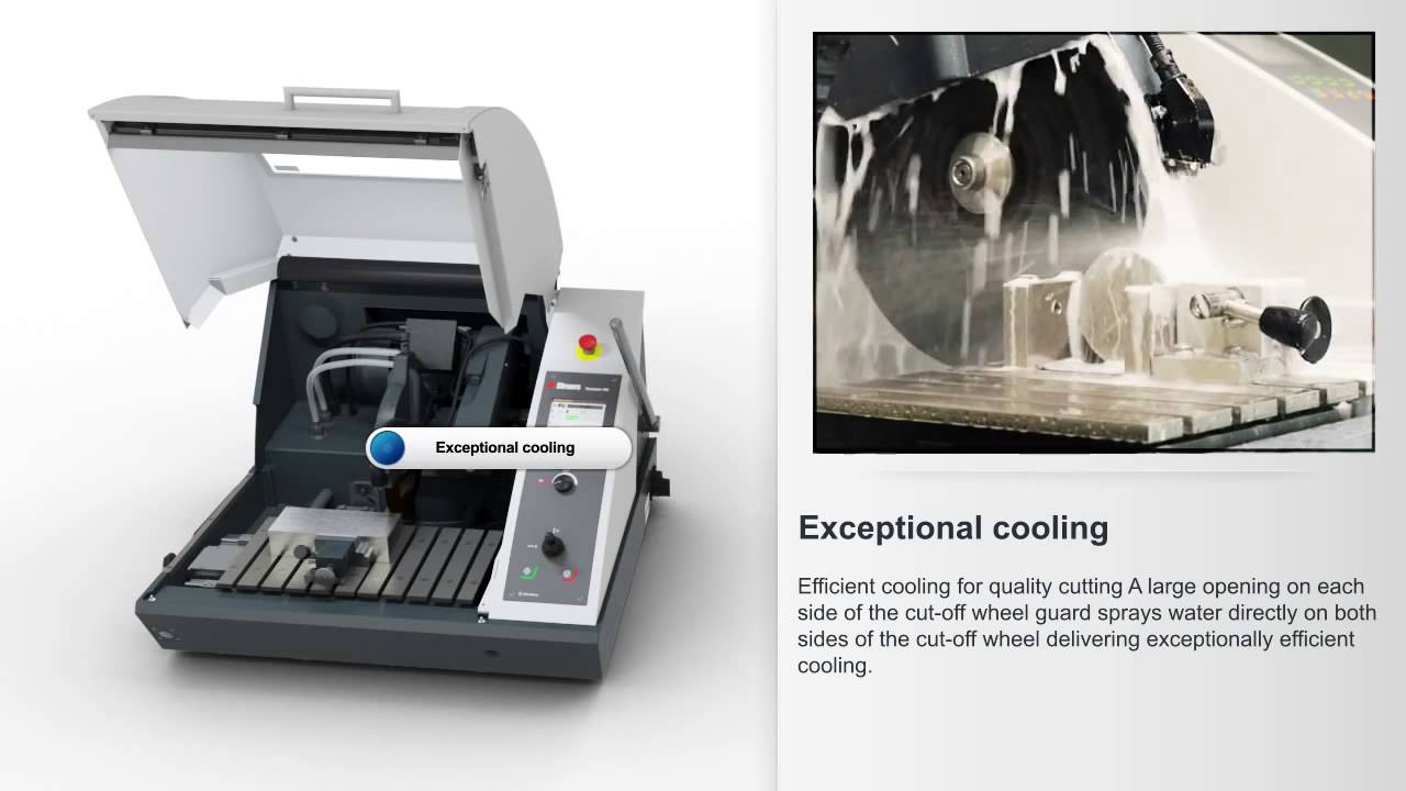 Discotom 100 10 Struers - YouTube