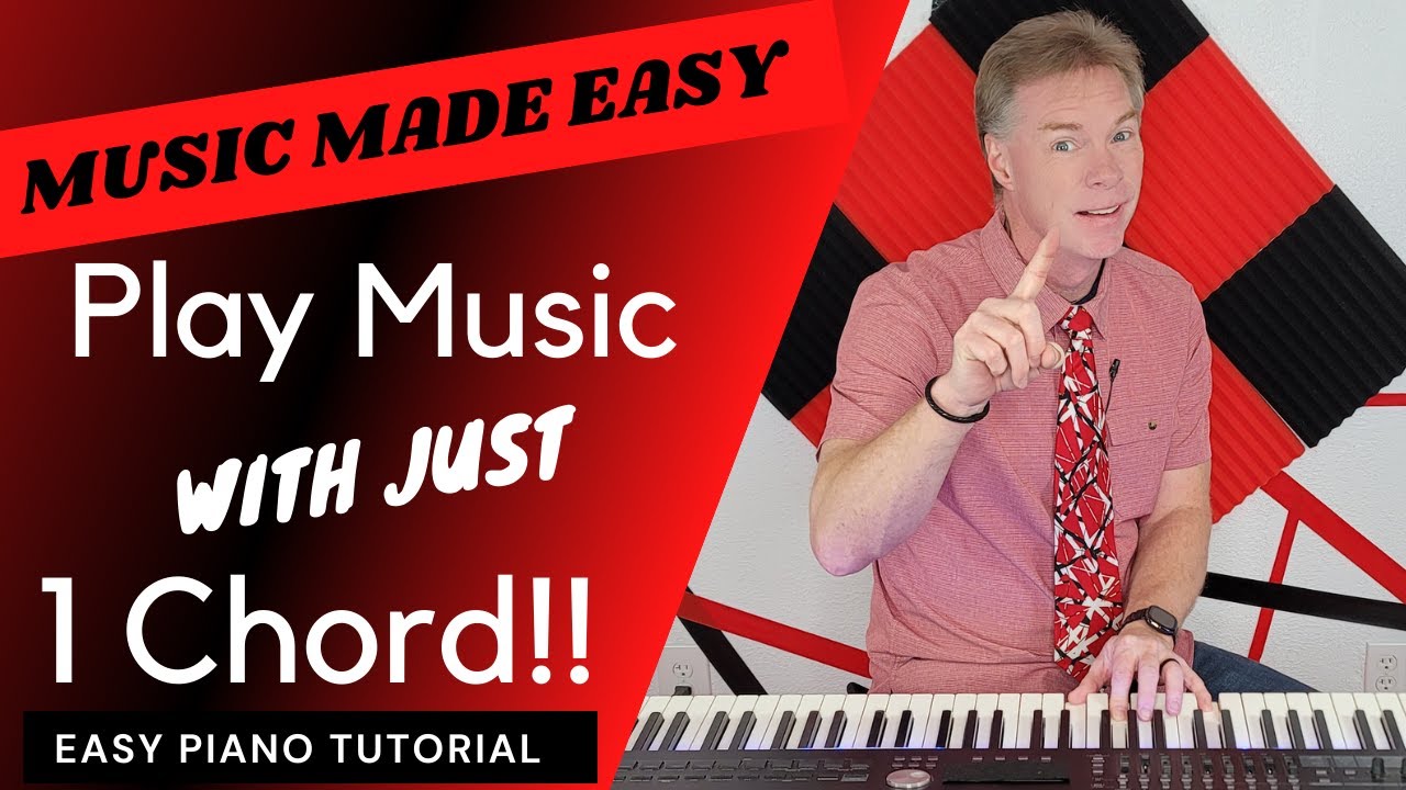 How to Play a Song with One Chord | Play The Piano Fast! | Easy & Slow ...