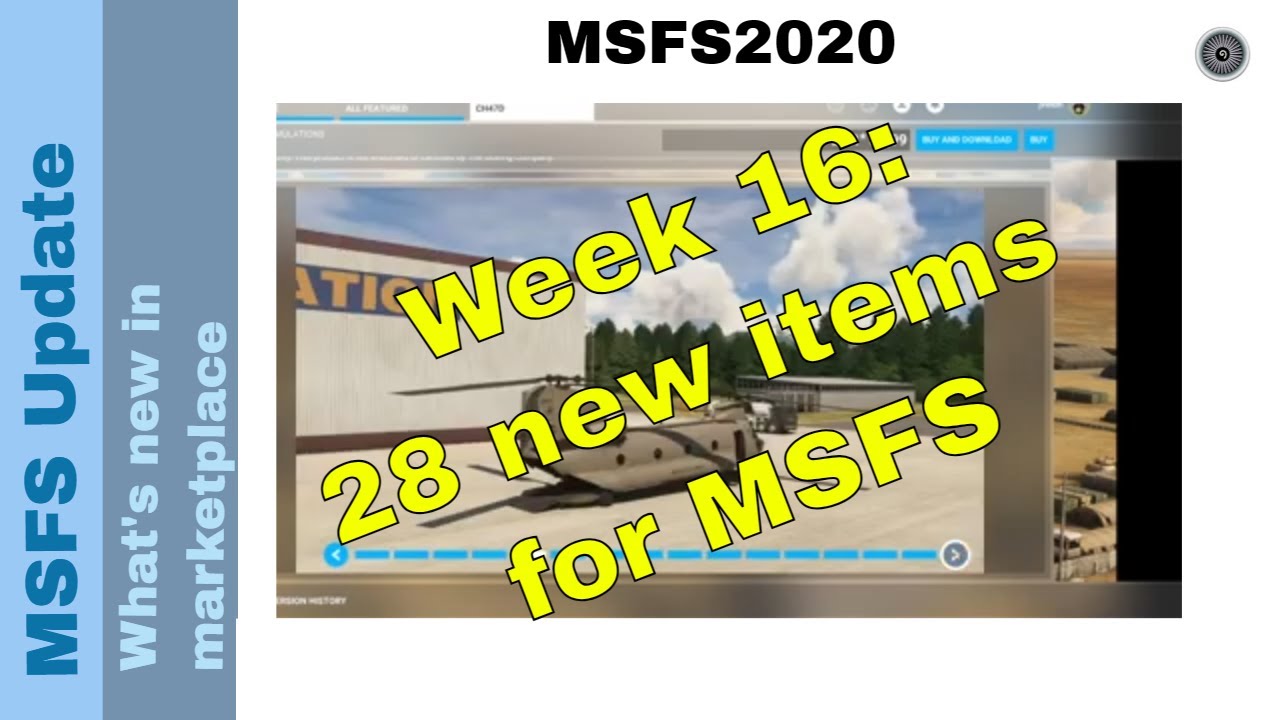 Flight Simulator 2020 - MSFS update - What's new in the marketplace ...