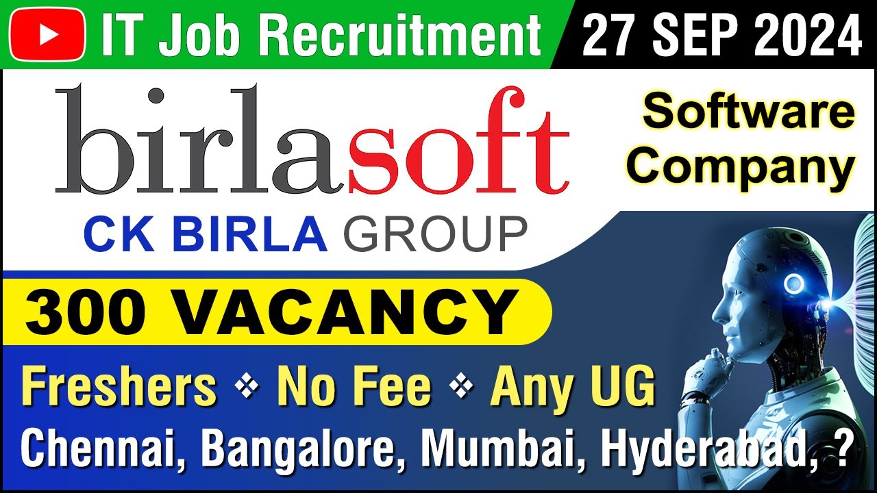IT Job : BirlaSoft Software Company | IT Company latest job vacancy ...