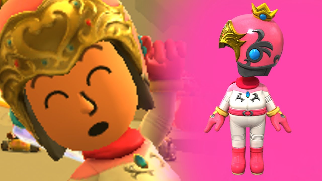 Mario Kart Tour Mii Racing Suit: Peach Suit Showcase - YouTube