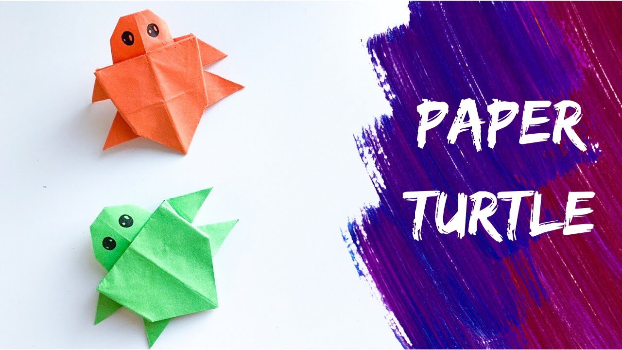 How to make Paper turtle | Easy origami turtle | How to make an origami ...
