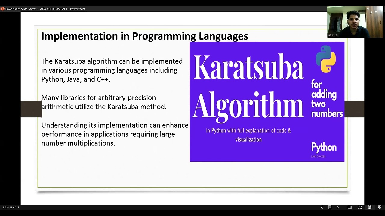 Karatsuba Multiplication In Python Code With Explanation MathType