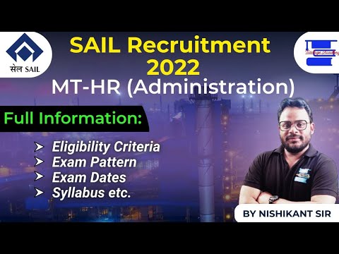 SAIL MT HR (Administration) Recruitment 2022 Full information ...