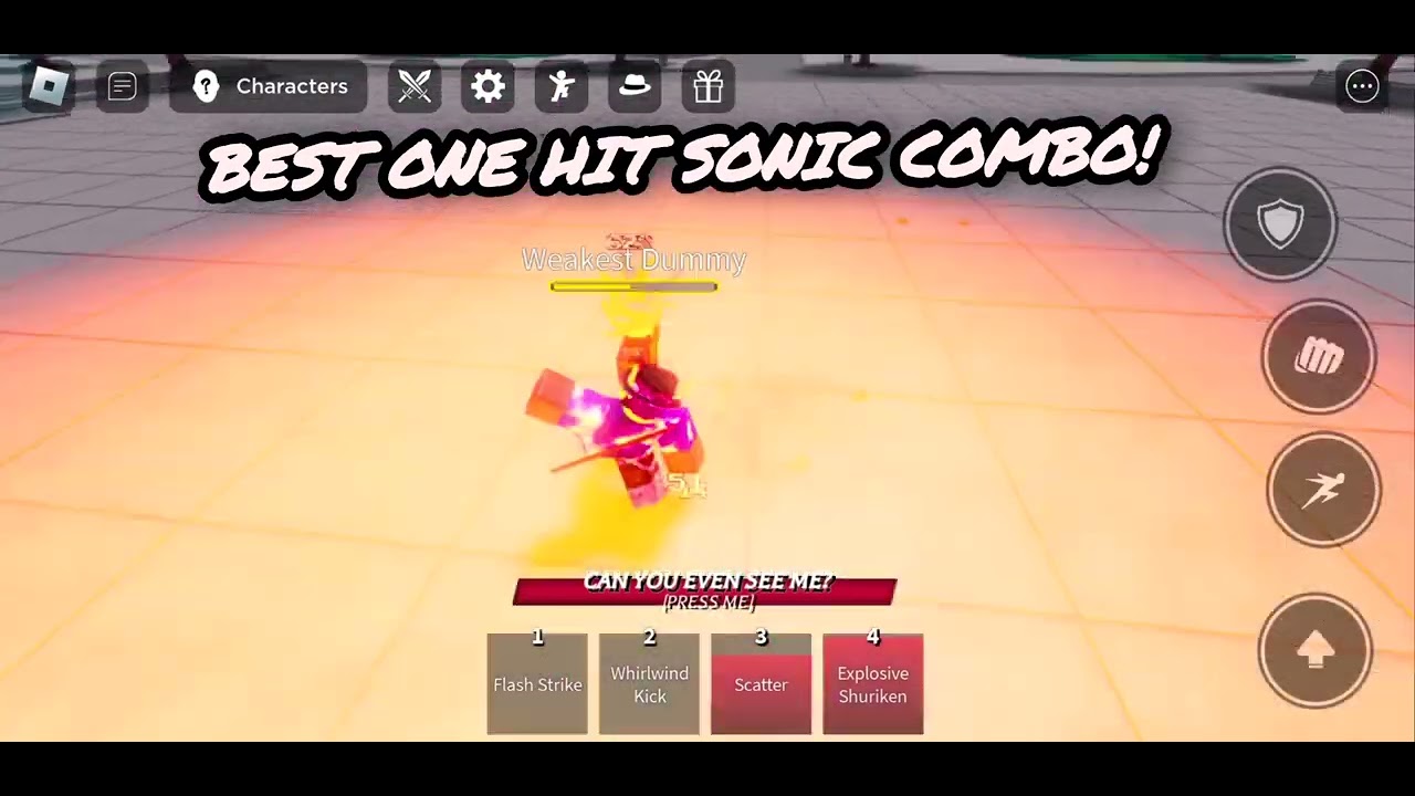 BEST ONE HIT SONIC COMBO! - YouTube