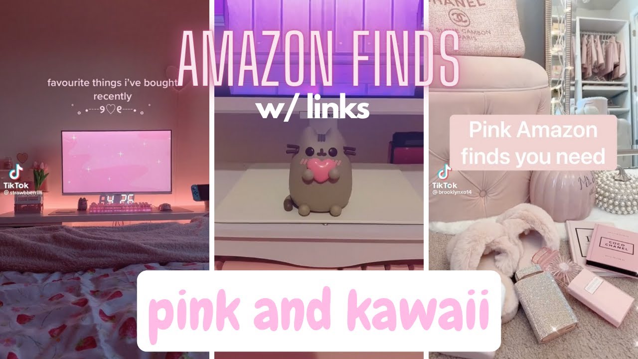 🎀 Pink Cute Amazon Finds w/ Links | Kawaii | TikTok Compilation 🎀 - YouTube