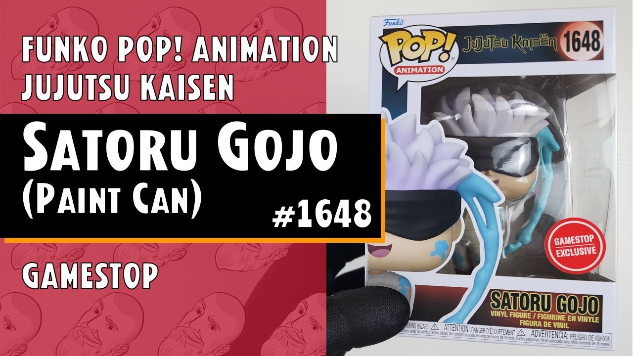 Satoru Gojo (with Paint Can) Funko Pop - 1648 - Jujutsu Kaisen ...