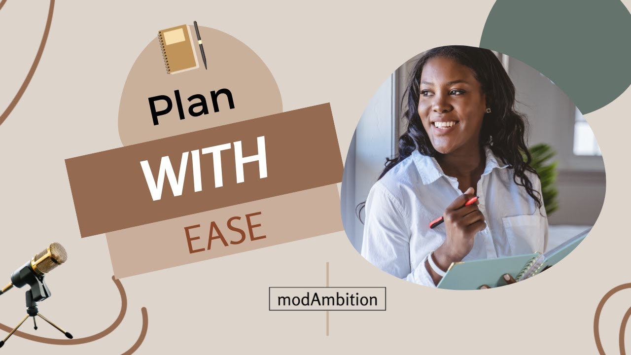 Plan Your Day – the modAmbition Way - YouTube