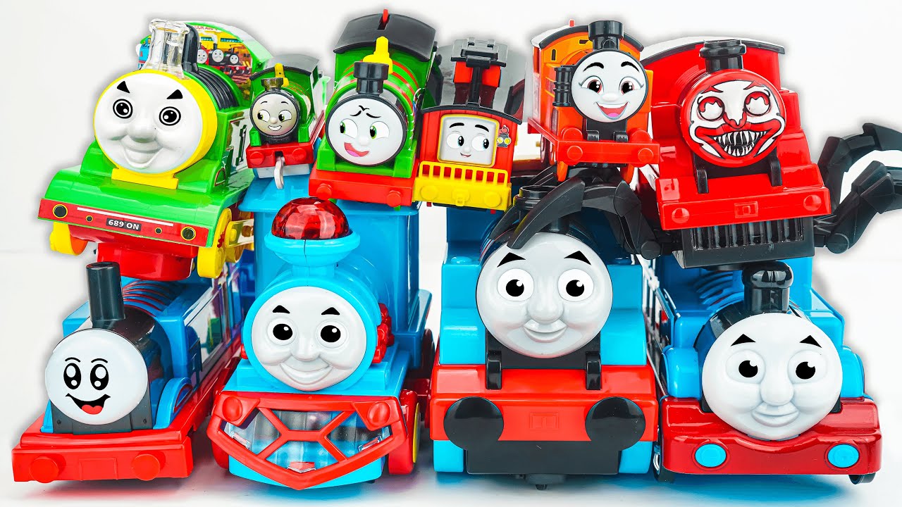 31 Minutes Satisfying with Unboxing Thomas & Friends Blue & Red ...